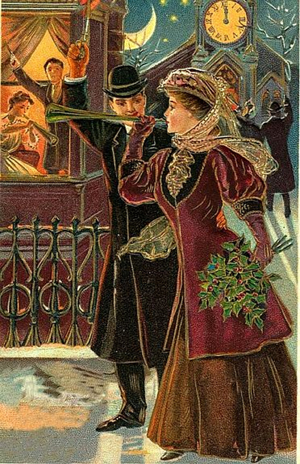 Vintage Happy New Year Postcards – Artelandia.it